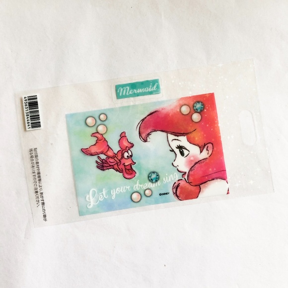 Disney | Other | Disney Sparkle Ariel Sebastian Stickers Sheet | Poshmark
